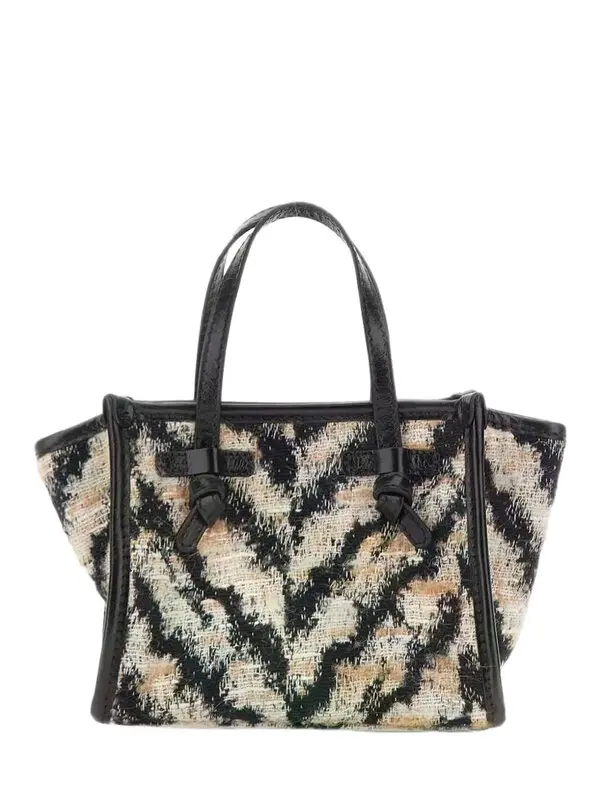 MARCELLA CLUB Animalier Jacquard Tote Bag - Black
