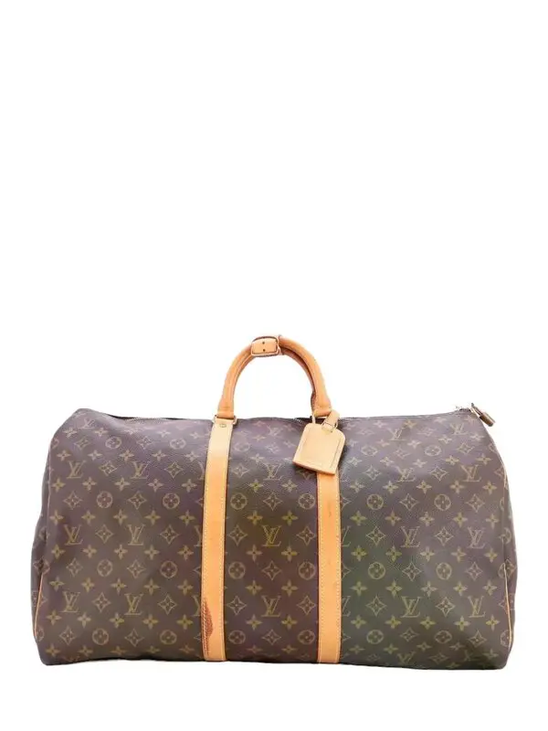 LOUIS VUITTON Keepall 55 Monogram Canvas Travel Bag - Brown