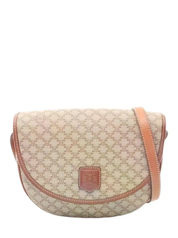 Celine Triomphe Canvas Crossbody Bag - Neutrals
