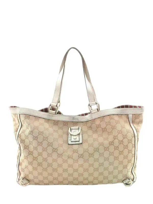 Gucci Abby Gg-canvas Tote Bag - Neutrals