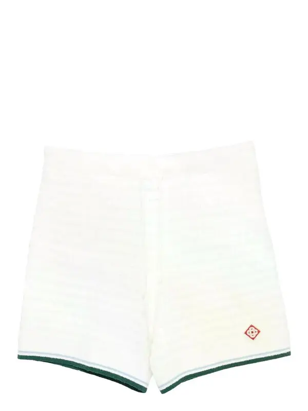 Casablanca Terry Cloth Shorts - Neutrals