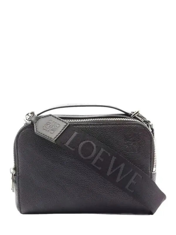 Loewe Anagram-embossed Mini Bag - Black