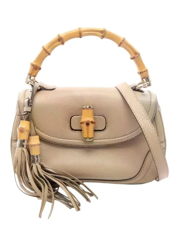 Gucci 2000s Bamboo Tote Bag - Neutrals