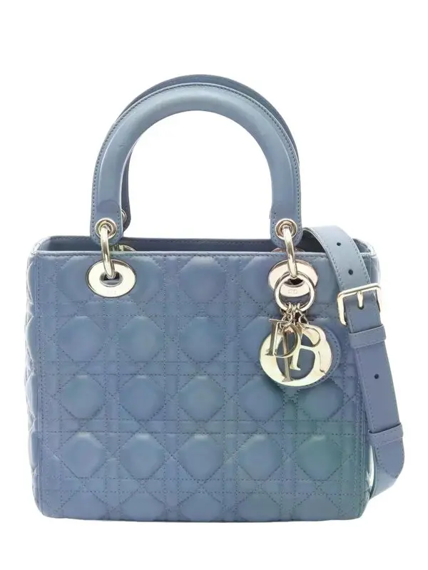 Dior Lady Tote Bag - Blue