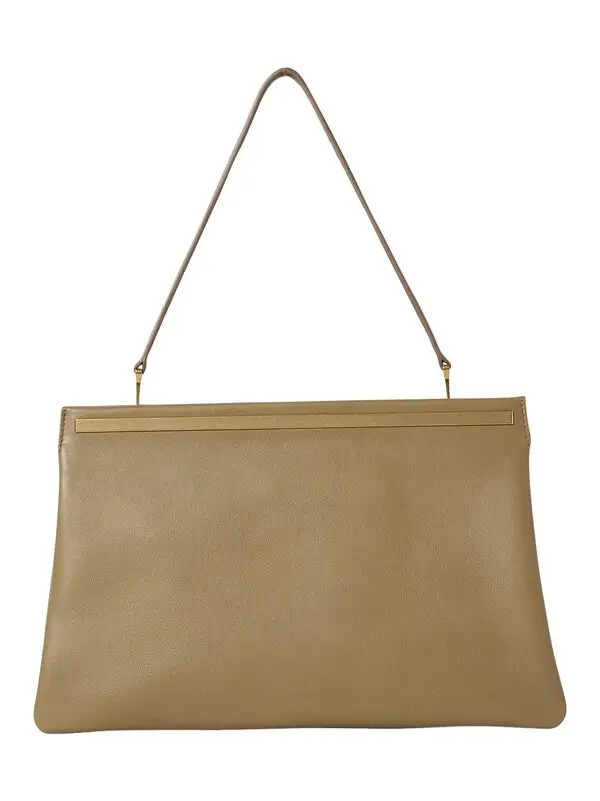 THE ROW Elise Leather Shoulder Bag - Neutral