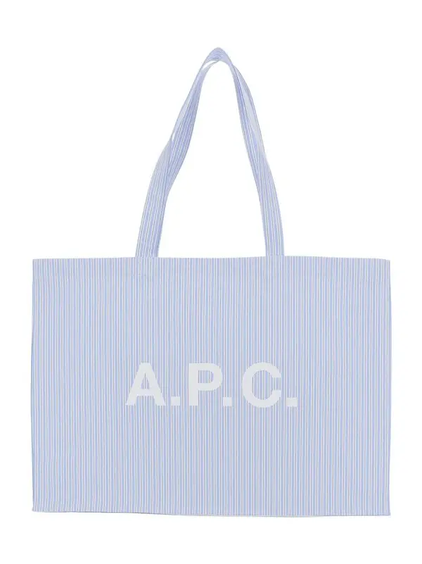 A.p.c. Diane 2.0 Striped Cotton Tote Bag - Multicolor