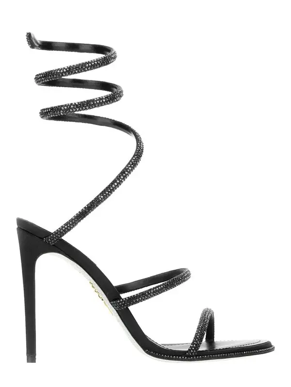 Rene Caovilla Embellished Spiral Sandals - Multicolor