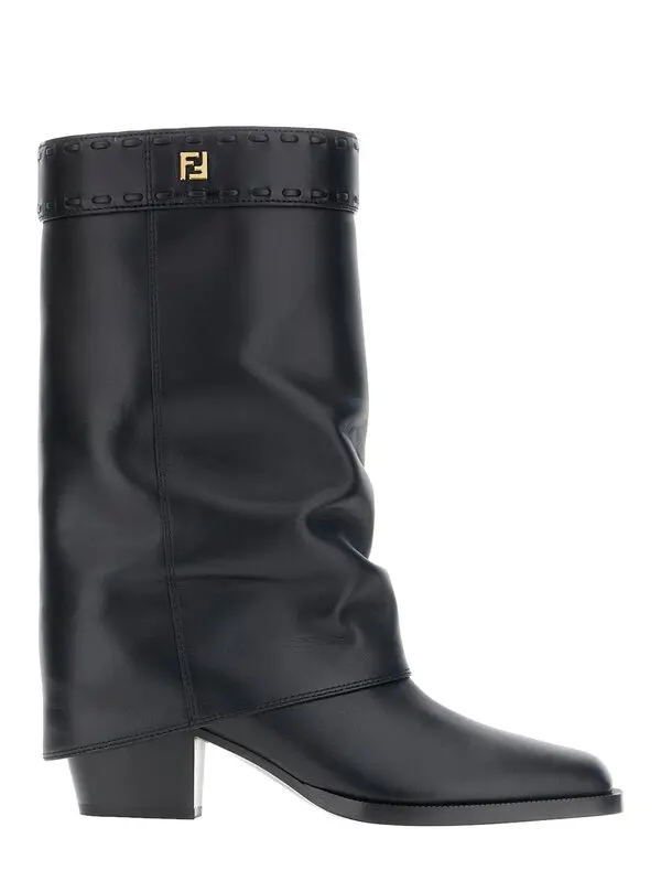 Fendi Leather Boots - Multicolor