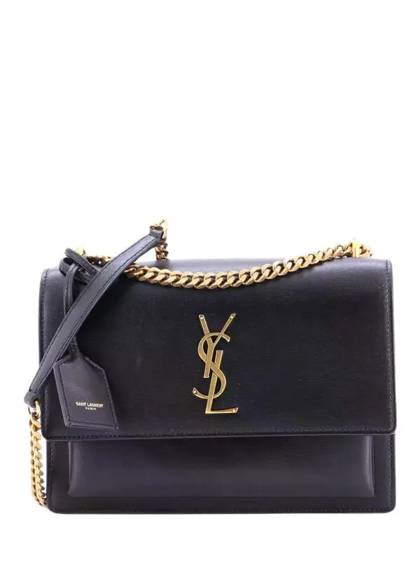 Saint Laurent Sunset Medium Crossbody Bag - Black