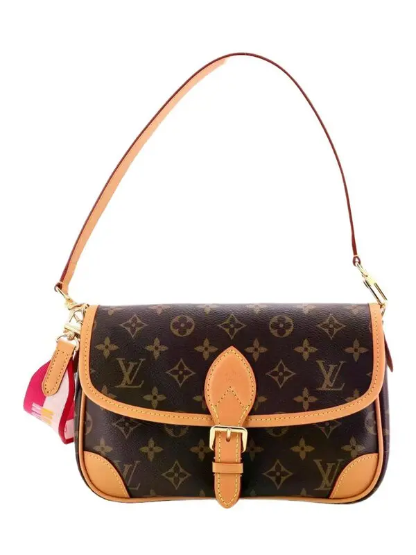 LOUIS VUITTON Diane Nm Monogram Canvas Crossbody Bag - Brown