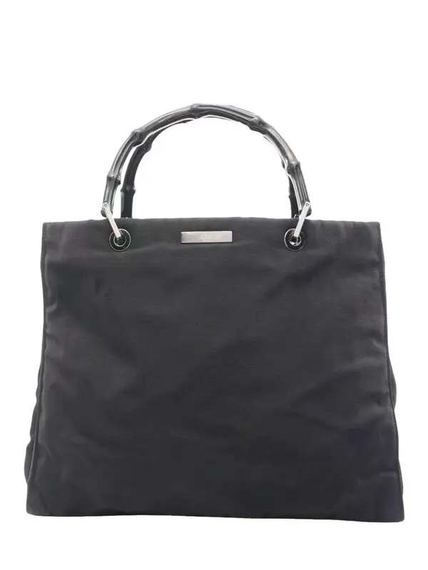 Gucci Bamboo Tote Bag - Black