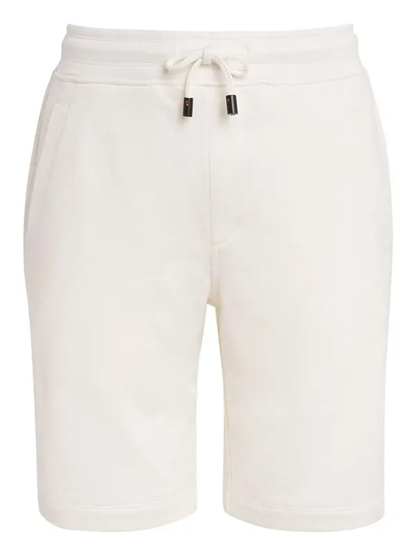 Isaia Drawstring Sweatshorts - White