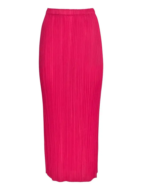 Issey Miyake Midi Skirt - Pink