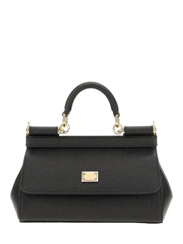 Dolce & Gabbana Top Handle Bag With Gold Tone Hardware - Multicolor