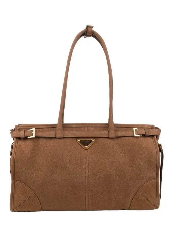 Prada Shopper Bag With Top Handles - Multicolor