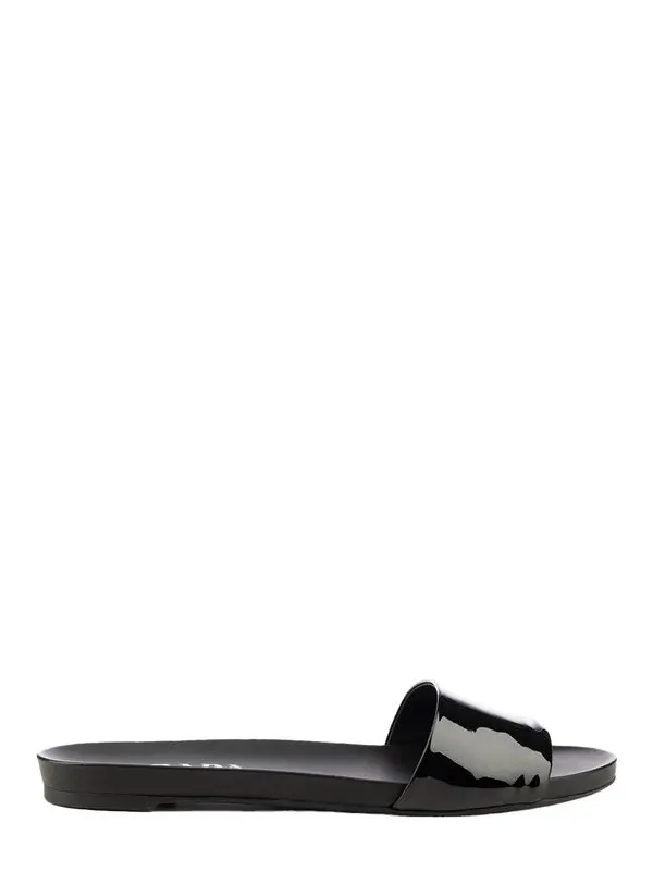 Prada Glossed Slide Slippers - Multicolor