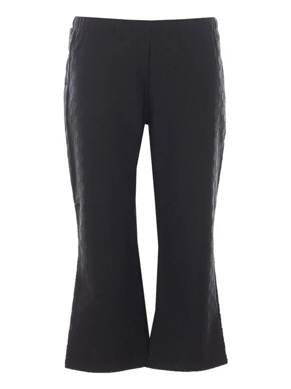 Gucci Gg Jersey Capri Pants - Black
