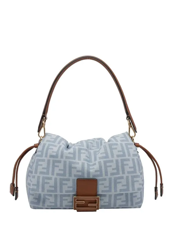 Fendi Medium Mamma Baguette Crossbody Bag - Blue
