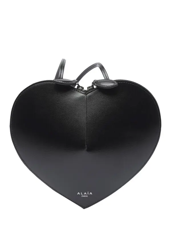 Alaïa Le Coeur Crossbody Bag - Black
