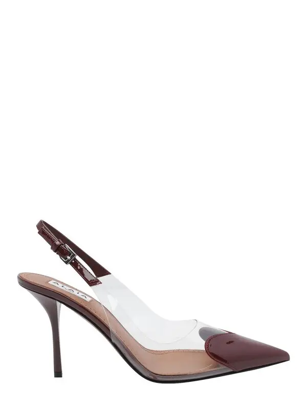 Alaïa Le Coeur Slingback Pumps - Red