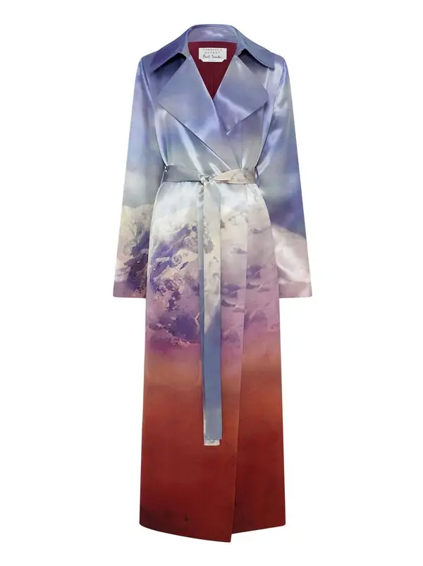 Gabriela Hearst X Paul Smith Lyra Silk Trench Coat - Print