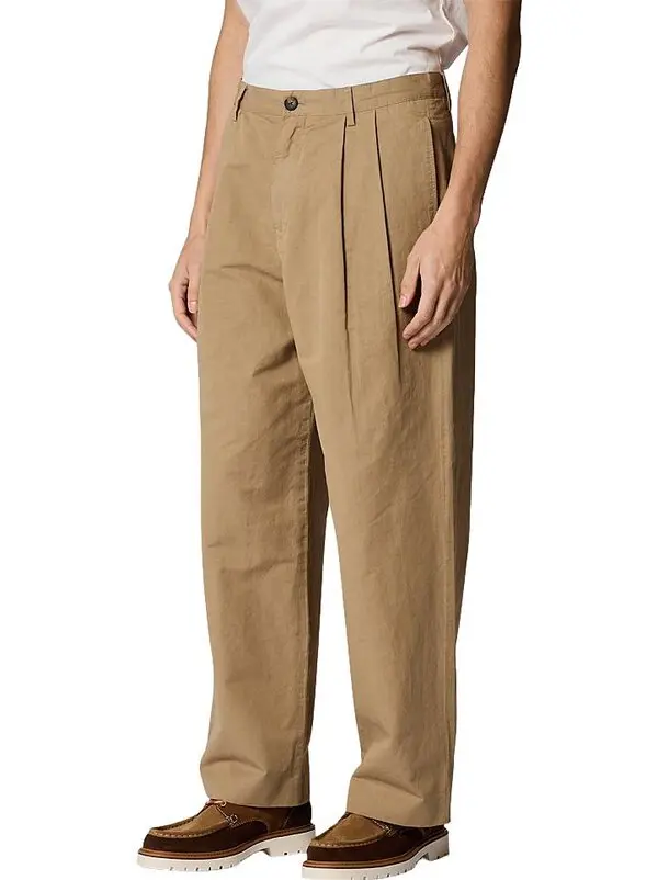 Paul Smith Double Pleat Trousers - Medium Beige