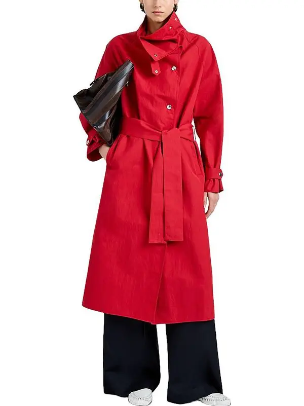 Proenza Schouler White Label Corey Trench Coat - Brick