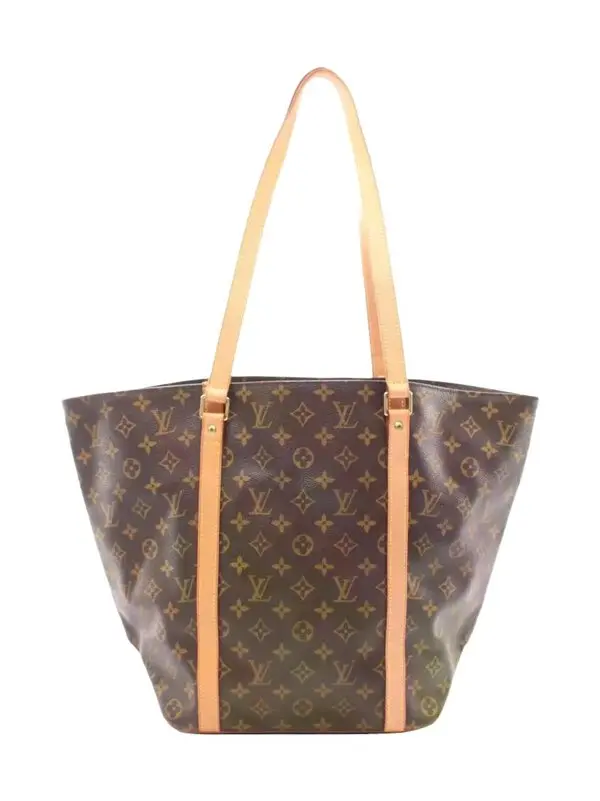 LOUIS VUITTON Monogram Canvas Tote Bag - Brown