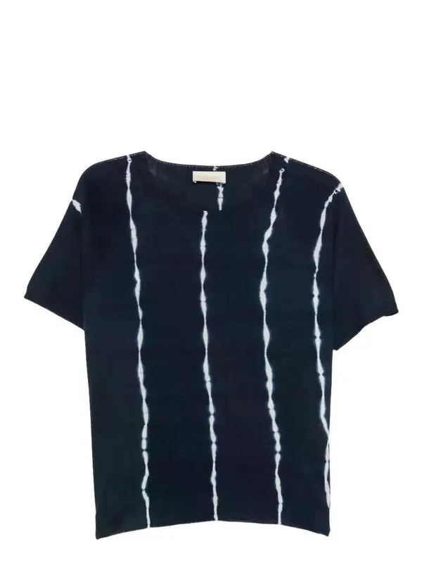 Momoni Calella Tie-dye Raglan Sleeve T-shirt - Blue