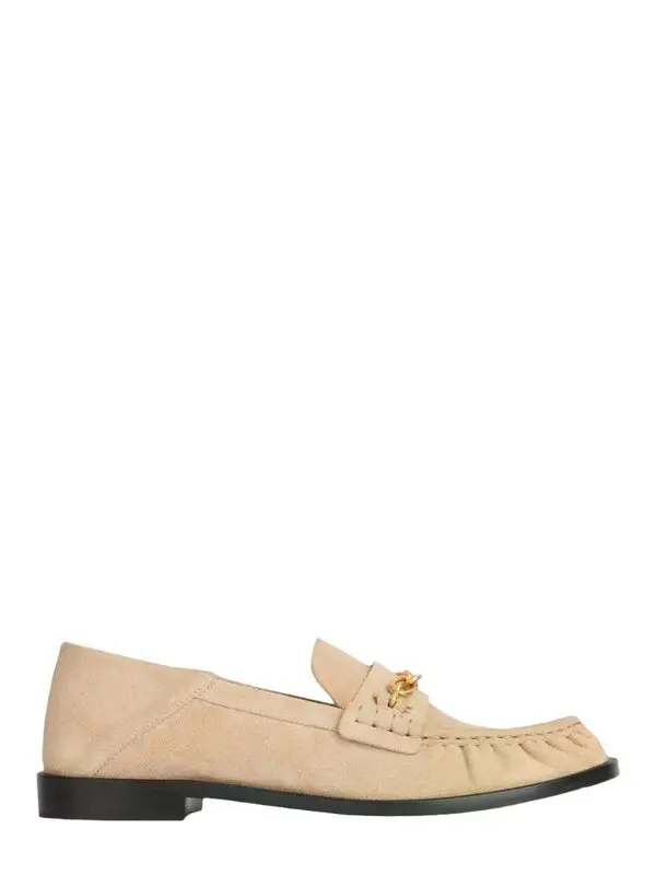 Balmain Sync Suede Leather Loafers - Neutrals