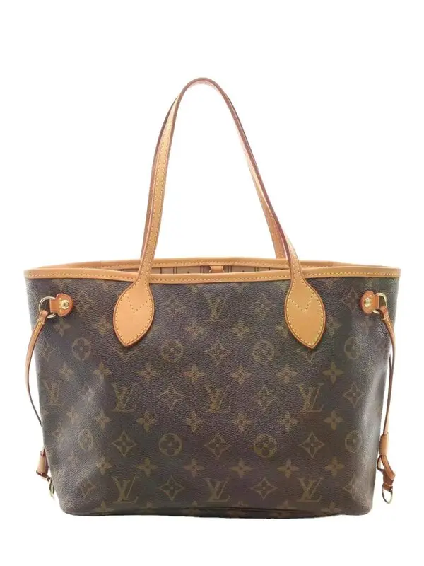LOUIS VUITTON Monogram Canvas Neverfull Pm Tote Bag - Brown