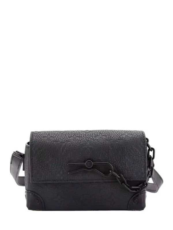 LOUIS VUITTON Steamer Wearable Wallet Monogram Taurillon Leather - Black