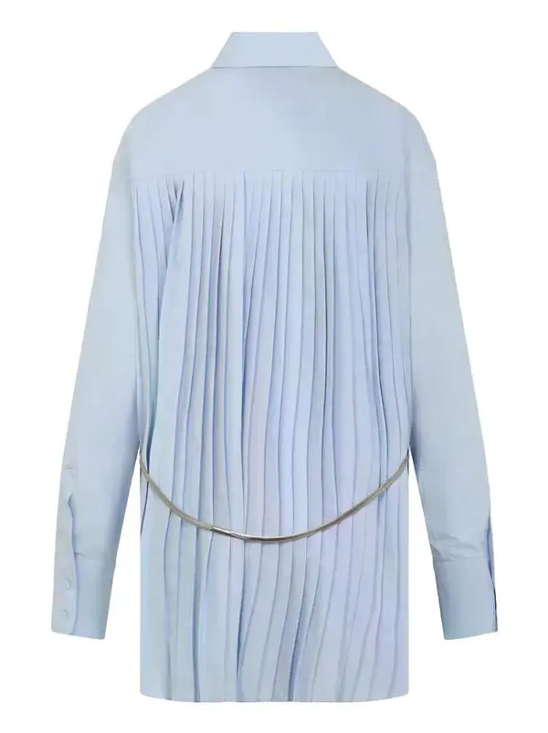 Max Mara Pleated Back Shirt - Blue