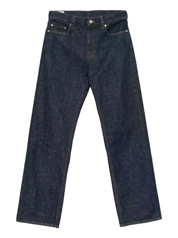 Casablanca Embroidered Logo Jeans - Blue