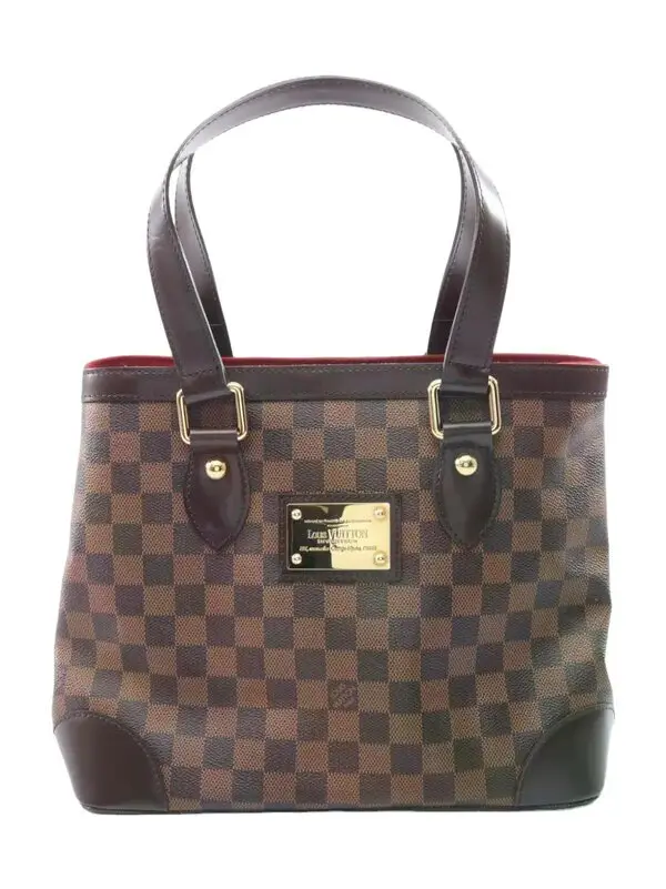 LOUIS VUITTON Damier Ebène Hampstead Pm Tote Bag - Brown
