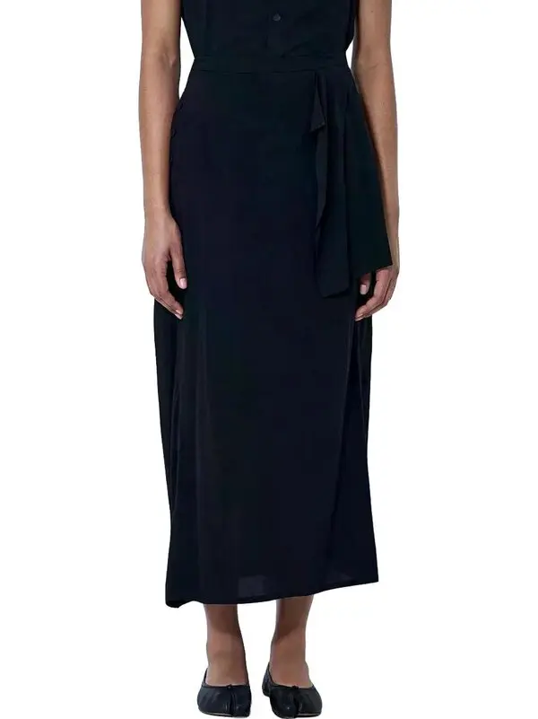 LIMI FEU Draped Asymmetrical Skirt - Black