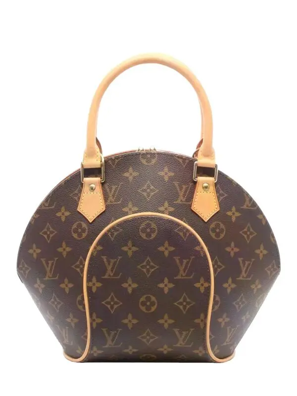 LOUIS VUITTON Ellipse Pm Monogram Canvas Leather Tote Bag - Brown