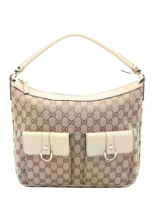 Gucci Gg Supreme Canvas Shoulder Bag - Neutrals