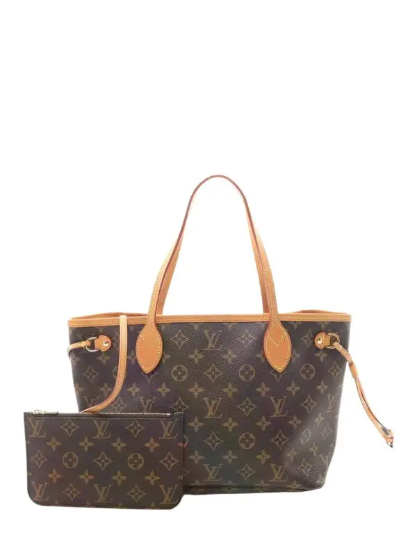 LOUIS VUITTON 2021 Pm Neverfull Monogram Tote Bag - Brown