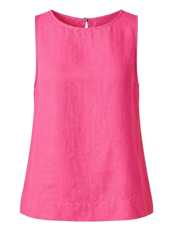 OH!ZUZA NIGHT&DAY Echo Viscose Top With Wide Straps - Pink