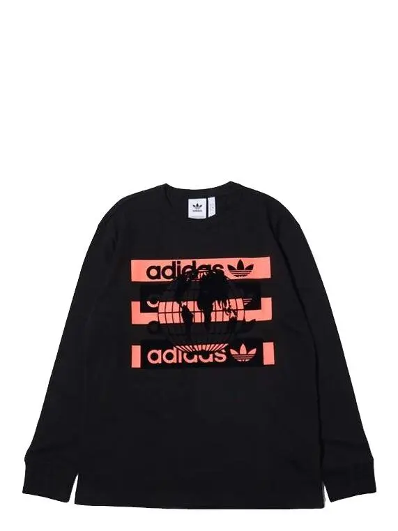 Adidas Originals Fs Grp Ls Tee For - Black