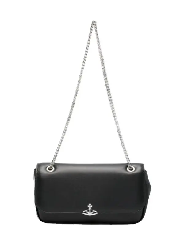 VIVIENNE WESTWOOD Chain Crossbody Bag - Black