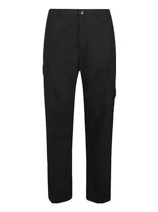 Stone Island Straight Fit Cargo Pants - Black