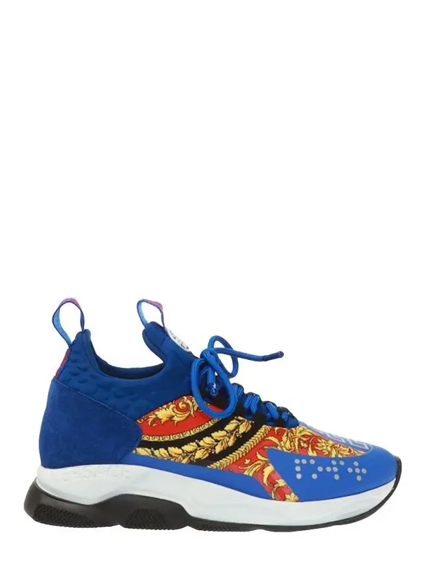 Versace Cross Chainer Sneakers - Blue