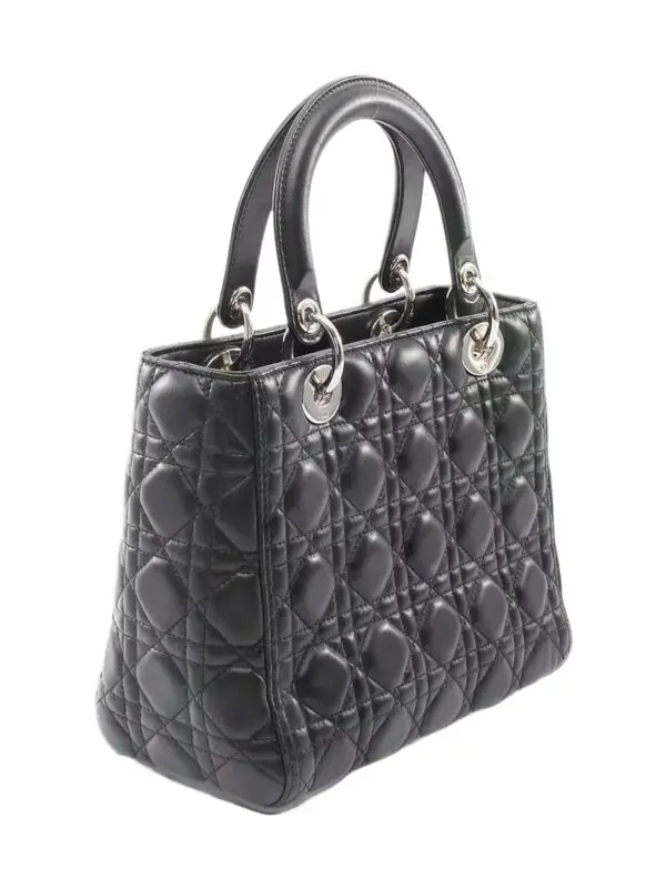 Dior Lady Tote Bag - Black