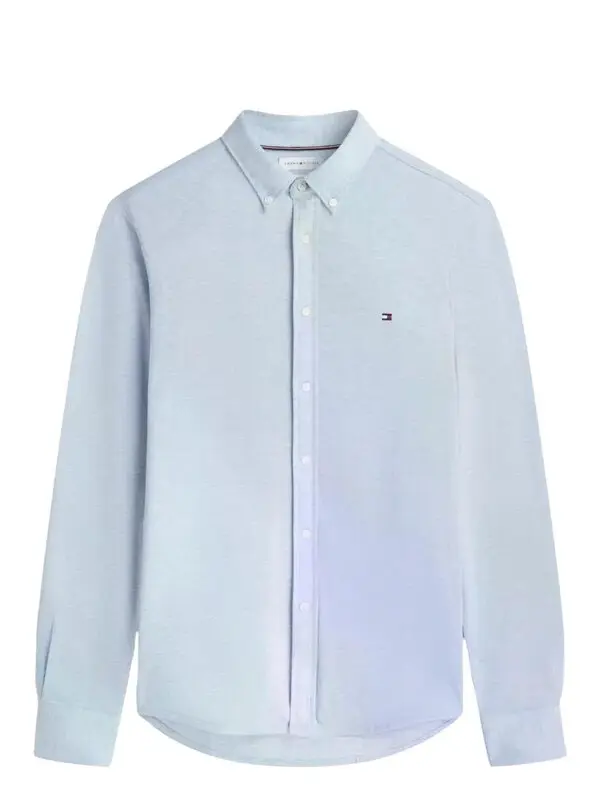 Tommy Hilfiger Button-down Long-sleeve Shirt - Blue
