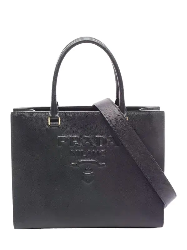 Prada Leather Handbag - Black