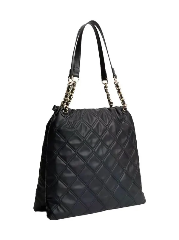 Tommy Hilfiger Quilted Tote Bag - Black