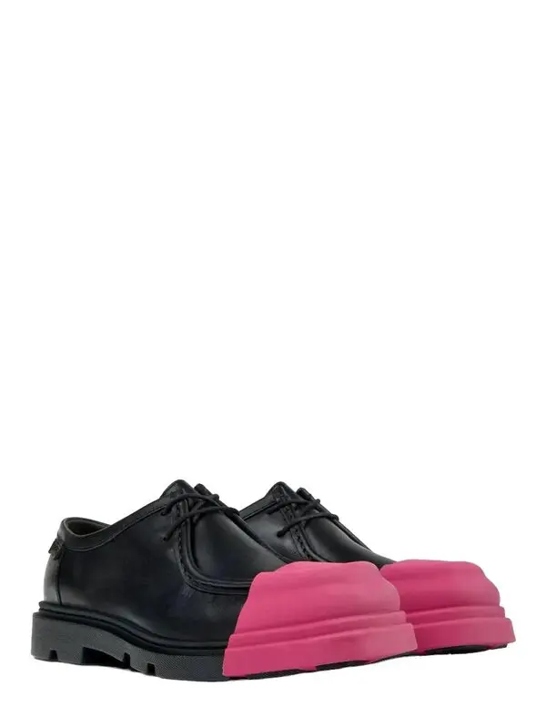 Camper Junction Leather Derby Shoes - Black