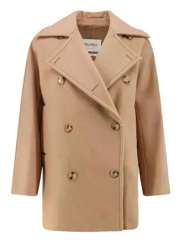 Max Mara Double-breasted Coat - Neutrals